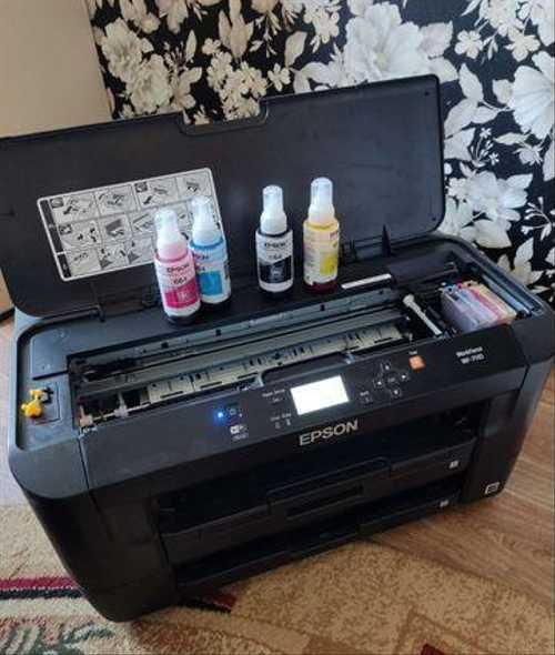 Принтер струйный epson WF 7110