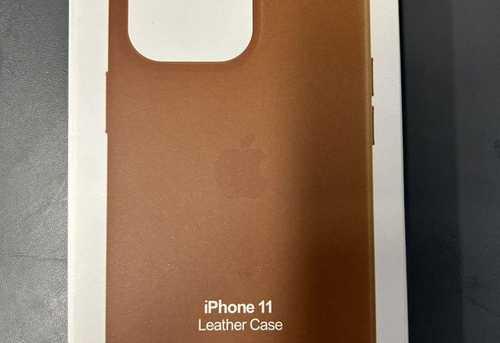 Кожаный чехол iPhone 11