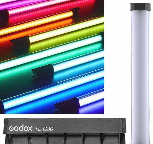 Осветитель светодиодный Godox TL30 RGB   соты TL-G30