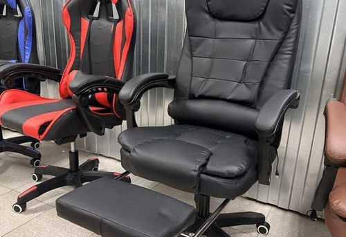 Офисное кресло 606 с подножкой