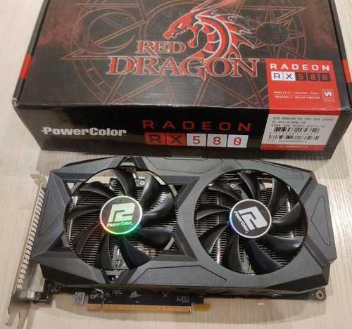 Видеокарта rx580 8gb