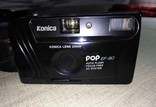 Плёночный фотоаппарат Konica POP EF-80