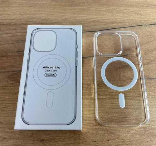 Чехол iPhone 16 Pro Magsafe Прозрачный