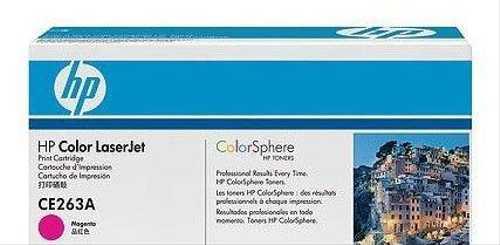 Картридж HP Color LaserJet CE263A Magenta Print Ca
