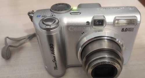 Фотоаппарат Canon PowerShot A630 +чехол и SD карта