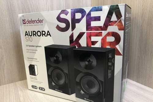 Колонки Defender Aurora S10 дерево Новые