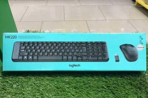 Комплект клавиатура + мышь Logitech Wireless MK220