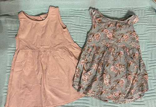 Платья для девочки размер 86 и 92 h&m zara sinsay
