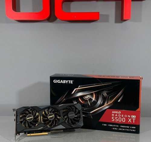 Видеокарта Gigabyte AMD Radeon RX 5500XT gaming OC