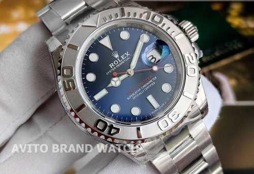 Часы мужские Rolex Yacht Master синий циферблат