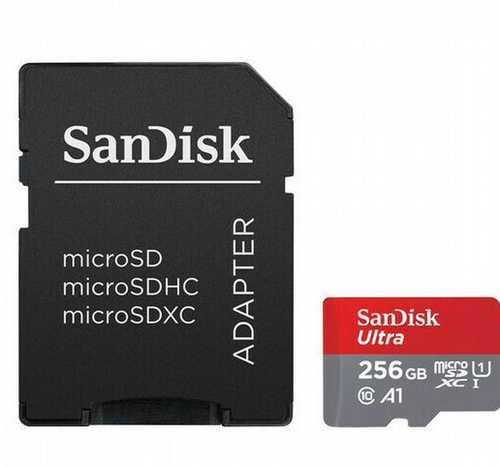 SanDisk Ultra microsdxc with Adapter 256 гб