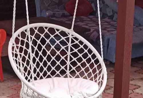 Кресло подвесное гамак качели с подушкой
