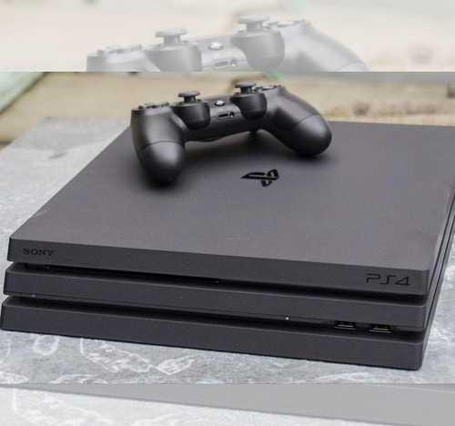 Sony playstation 4 pro 1tb с играми