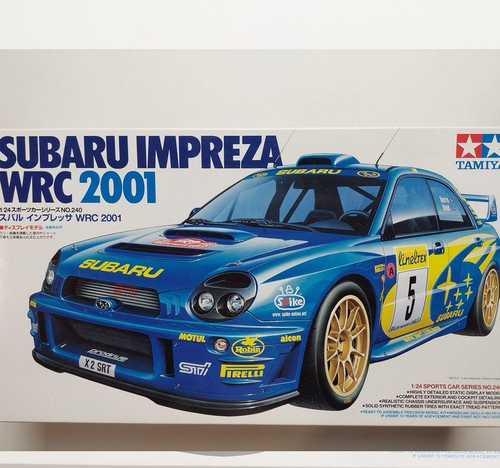 Сборная модель 1/24 Tamiya Subaru Impreza WRC 2001