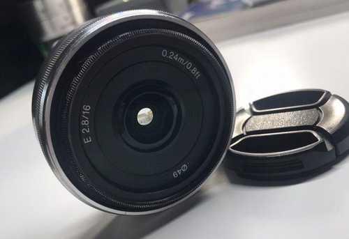 Объектив sony e 16 2.8 сломан