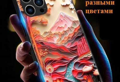 Чехол для iPhone интерактивный светящийся
