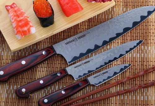 Набор кухонных ножей Самура
