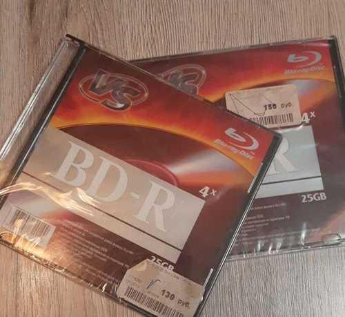 2шт Диски VS BD-R Blu-ray 25 Gb 6x