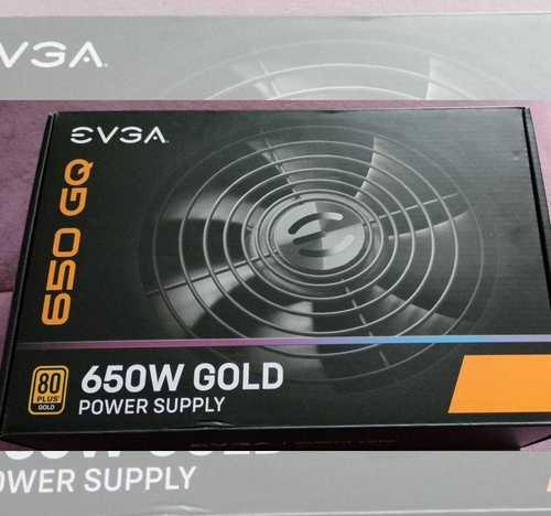 Блок питания evga GQ 650W Gold 80 Plus