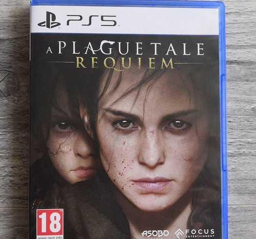 A Plague tale Requiem ps5 диск