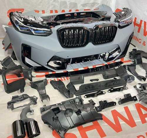 Обвес BMW X4 M G02 из дореста в рест с оптикой