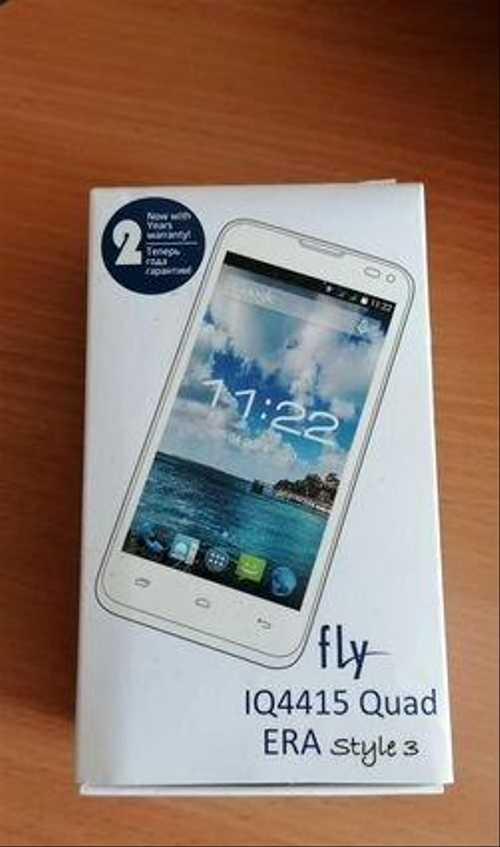 Телефон Fly IQ4415 Quad ERA Style 3