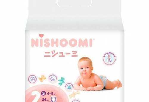 Подгузники Nishoomi 2, 4-8кг. Nishoomi