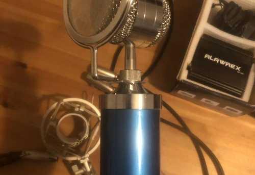 Комплект микрофон и фантомное питание 48V