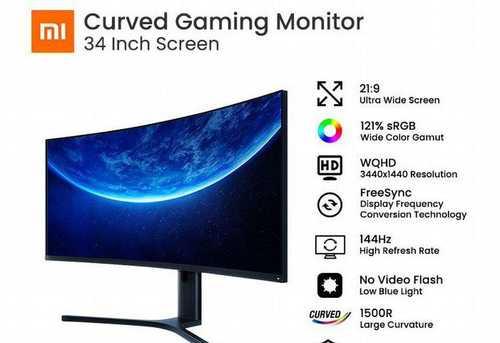 2К 144 Гц Xiaomi Mi Curved Gaming Monitor 34