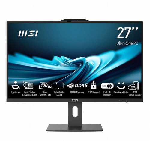 9S6-AF8321-625, Моноблок/ MSI PRO AP272P 14M 27"(1920x1080 (матовый) IPS) /Intel Core i5 14400(2.5Gh