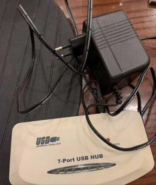 7-Port USB HUB хаб 7 ми портовый