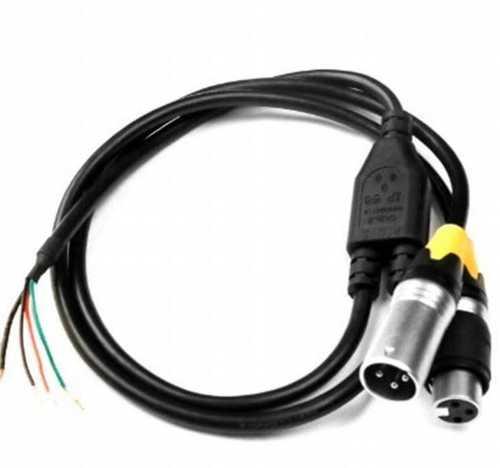 Сигнальный кабель Silver Star Y-type DMX XLR Cable IN/OUT IP65 X30047 1.5m