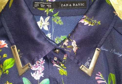 Блузка шелковая Zara