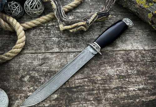 Нож "Смерш Магнум", клинок Дамасская сталь, рукоят