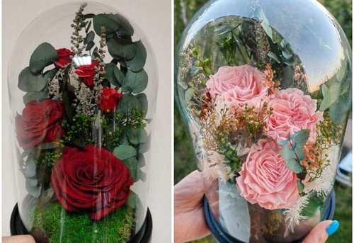Живые цветы, розы, пионы в колбе, вазе, арт13, от