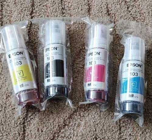 Краски для принтера фирмы epson