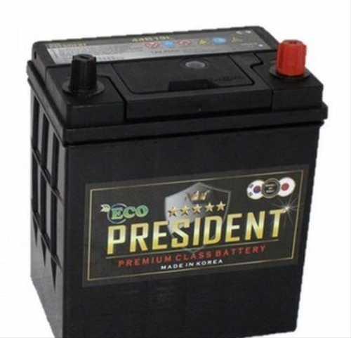 Аккумулятор ECO president 6ст-42 (44B19L) о.п.187ш