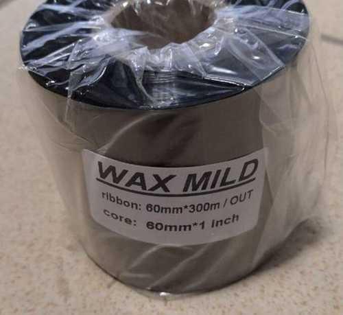 Риббон wax mild 60 мм x 300 м