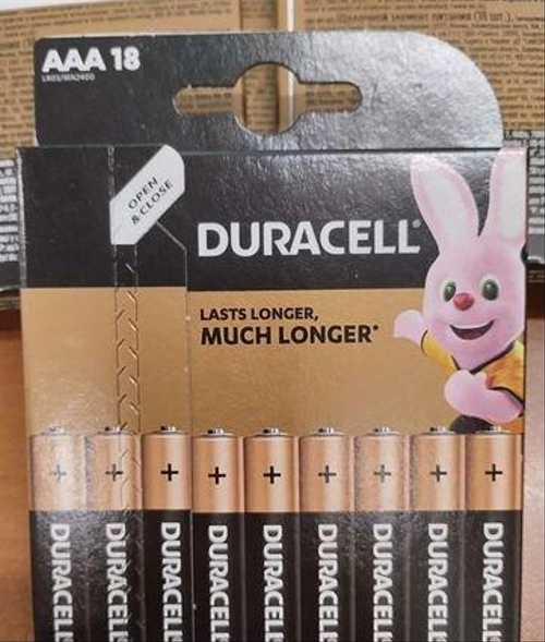 Батарейки duracell AAA 18