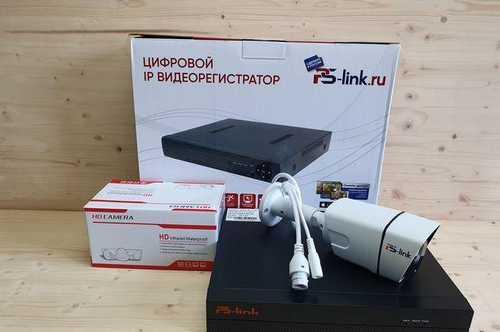 Набор IP видеонаблюдения 1 камера 2MP улица