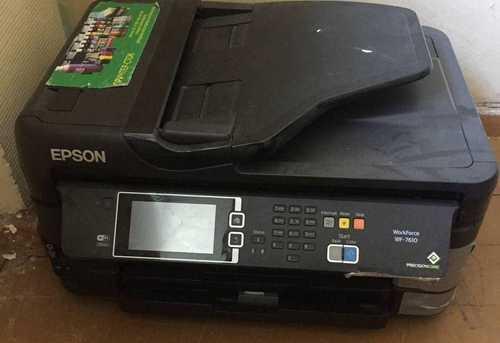 Мфу Epson Workforce WF-7610