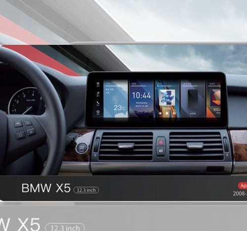 Штатная магнитола 12,3" 6/128 для BMW X5/X6 E70