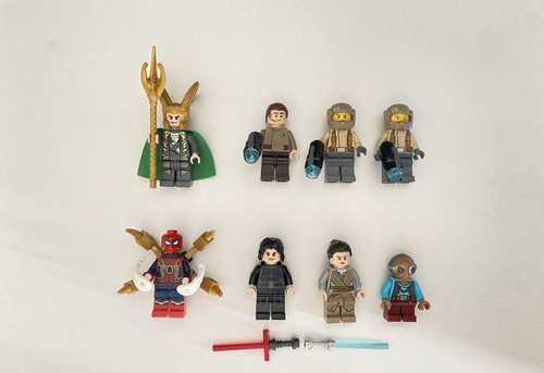 Lego минифигурки marvel star wars