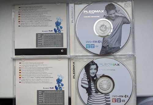 Диски dvd-rw, 4,7 гб, Samsung pleomax