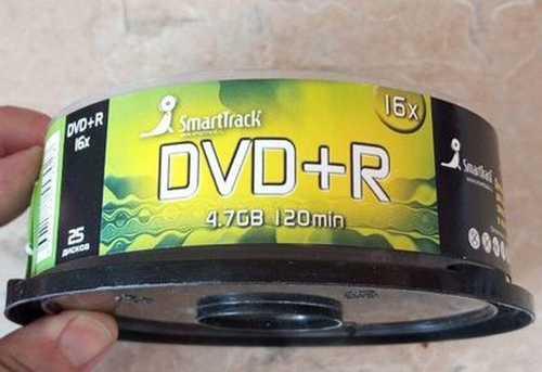 Диски DVD+R 25 дисков