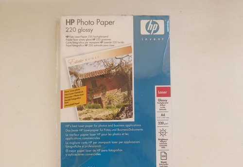 Фотобумага HP Photo paper 220 glossy