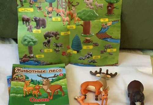 Животные Леса (журналы + игрушки)