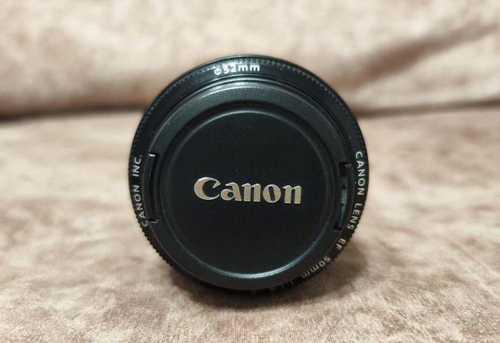 Объектив Canon EF 50mm f/1.8 ii