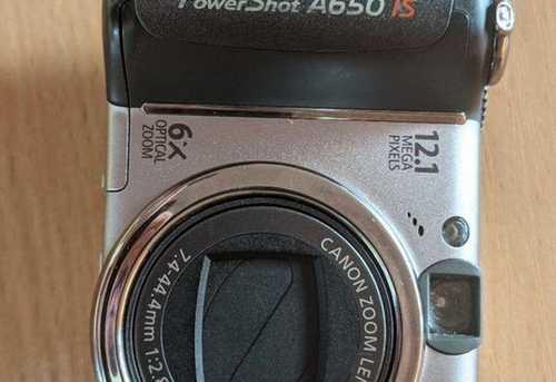 Фотоаппарат canon powershot A650 IS