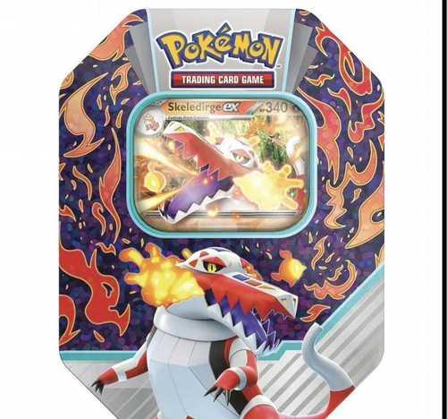 Pokémon tin-box Skeledirge EX